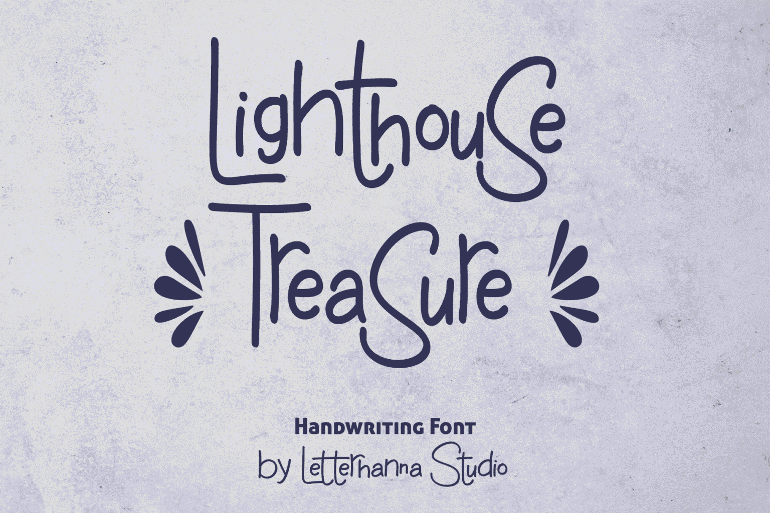 Lighthouse Treasure Font - Letterhanna Studio