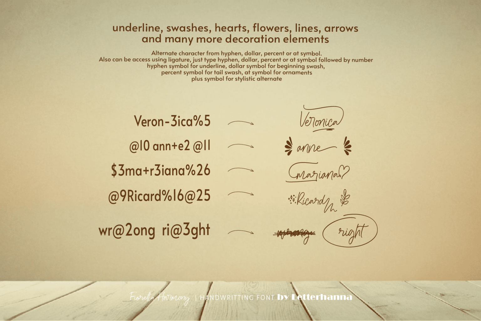 Fiorella Harmony Font - Letterhanna Studio