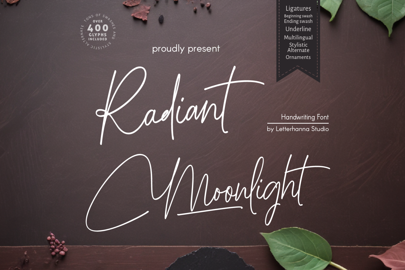 Radiant Moonlight Font - Letterhanna Studio