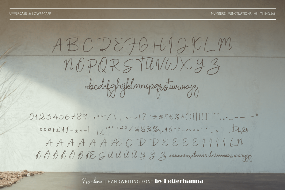 Nevalona Font - Letterhanna Studio