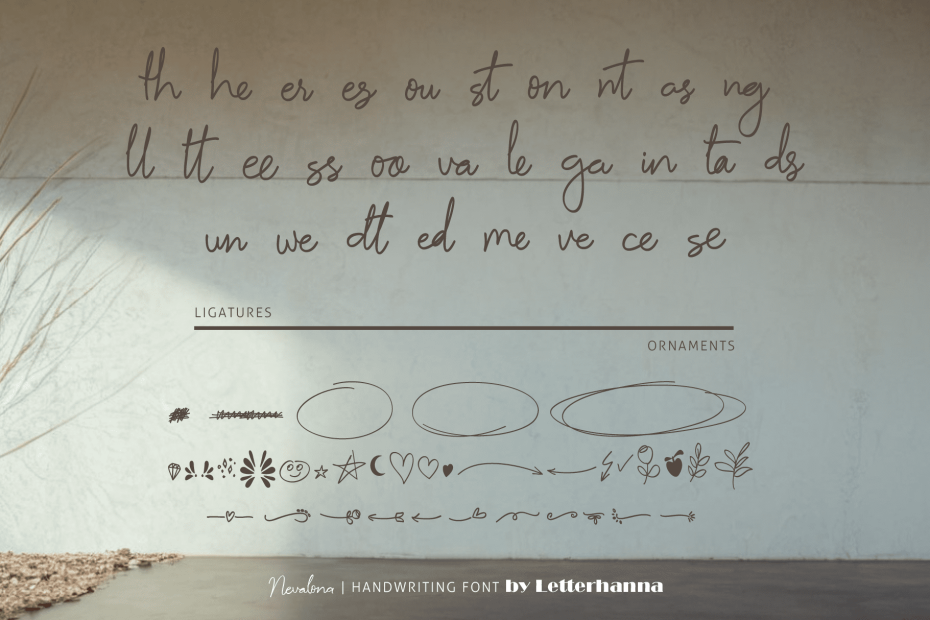 Nevalona Font - Letterhanna Studio