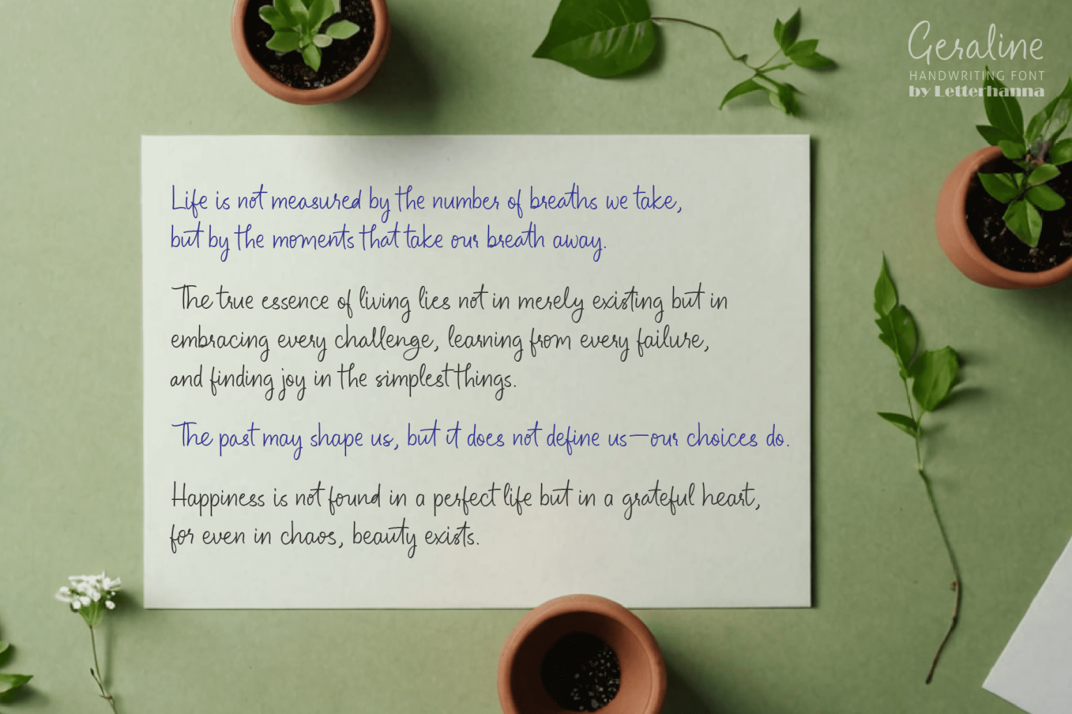 Geraline Font - Letterhanna Studio
