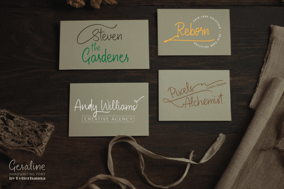 Geraline Font - Letterhanna Studio