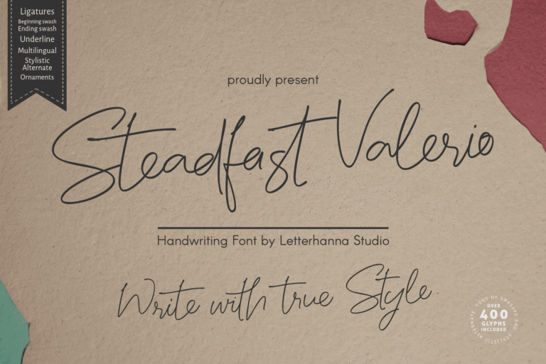 Letterhanna Studio - Handwriting Script Font Maker