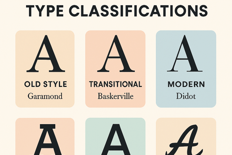 Type Classifications & Font Families - Letterhanna Studio