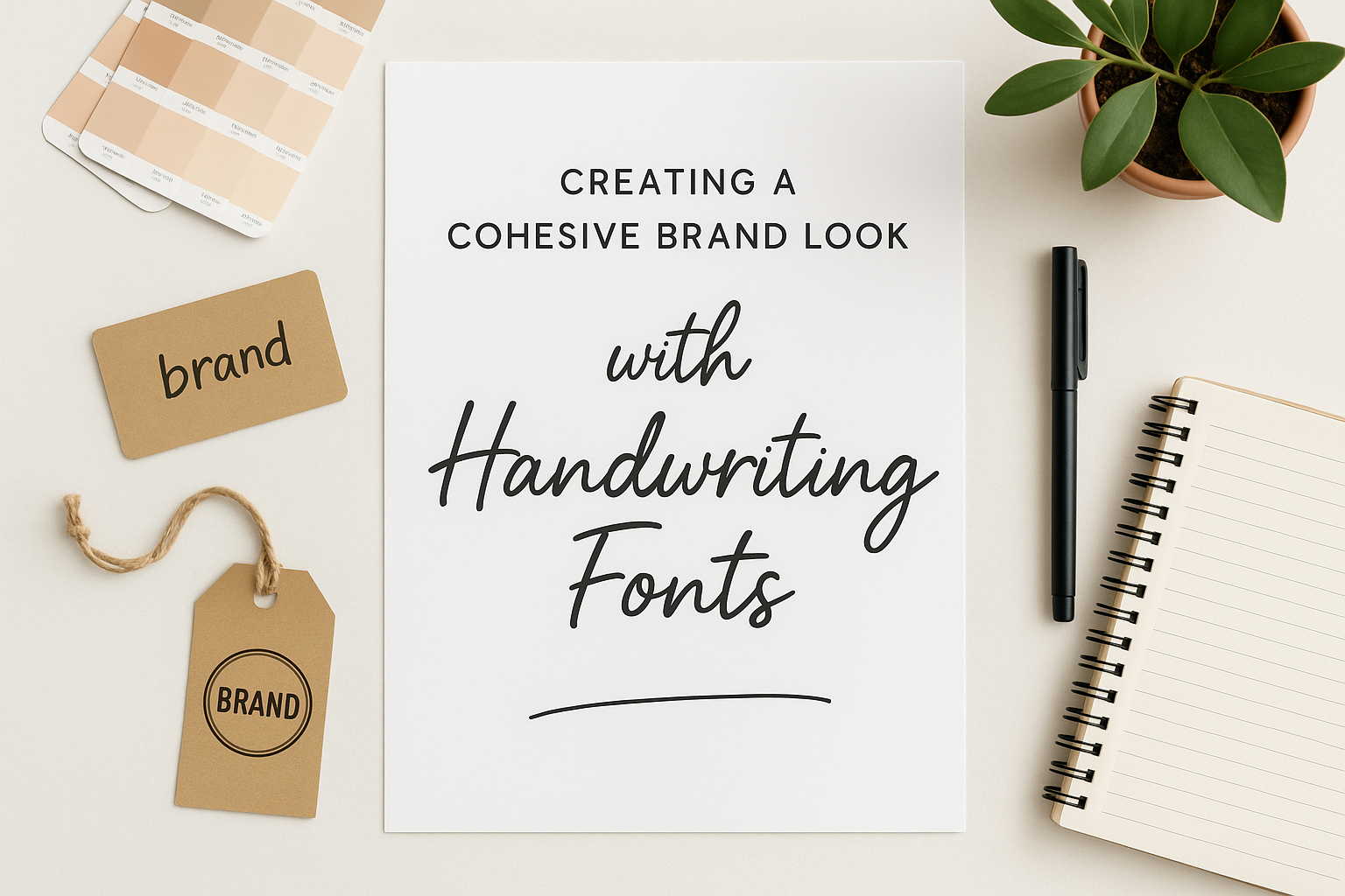 Creating a Cohesive Brand Look with Handwriting Fonts - Letterhanna Studio