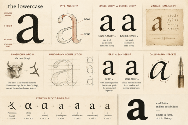 The Anatomy of Lowercase “a”: A Font Glyph History & Design Guide ...