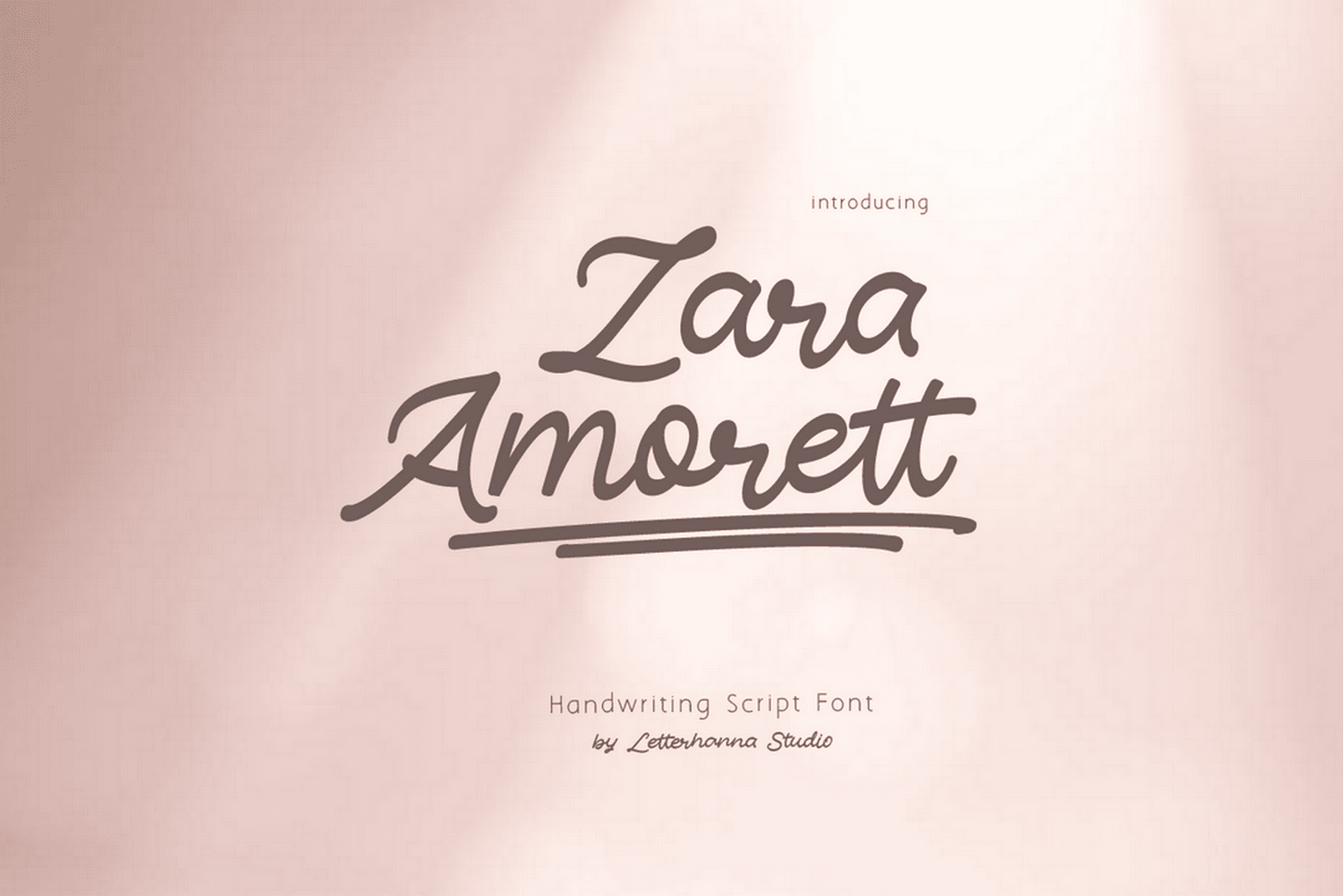 Zara Amorett Font - Letterhanna Studio